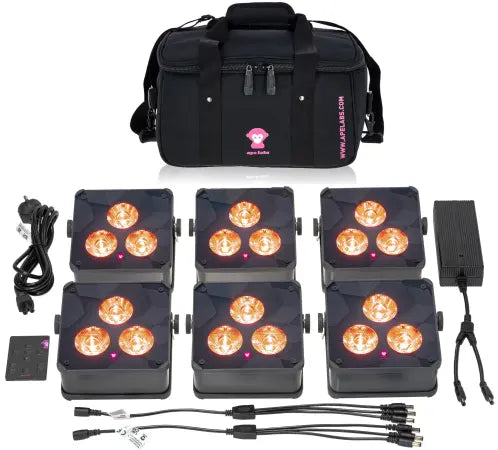Ape Labs Maxi 2+ RoadPack Grey | 6x Lights, Remote, Charger, Bag -IP65