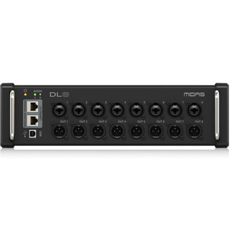 Midas DL8 | 8-In / 8-Out PoE Stagebox | ULTRANET & Dual AES50 Ports