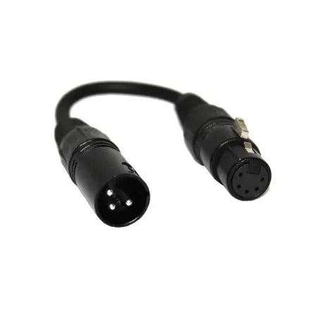 ProX XC-DMX3M5F | 3-Pin Male to 5-Pin Female Turnaround – SquareCable