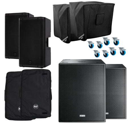 RCF ART 945A Pack with FBT Subs – SquareCable